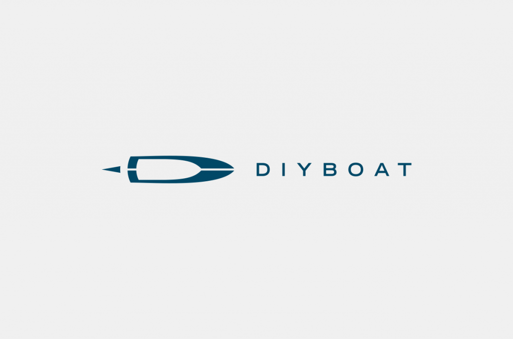 DIY BOAT minimalistisches Boot Logo Design – ESPIAT